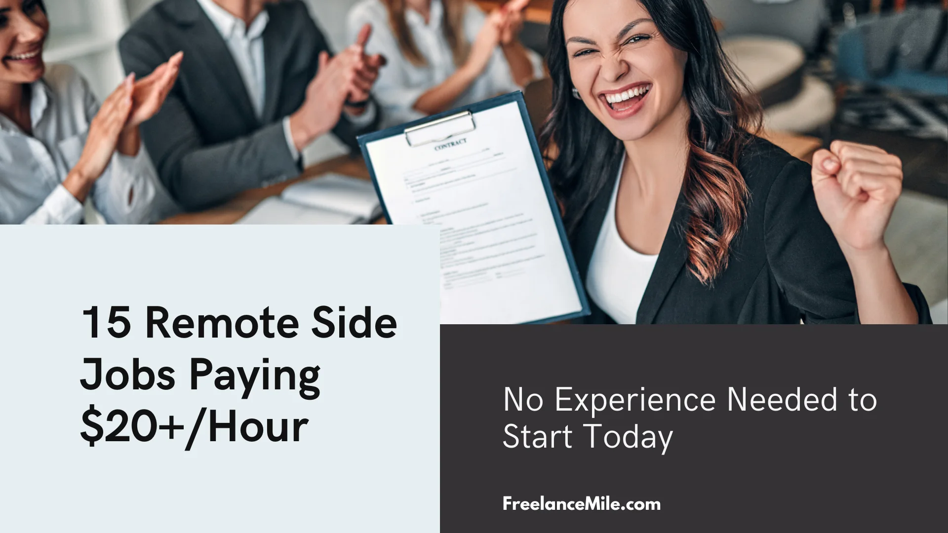 15 Remote Side Jobs Paying $20+/Hour [No Experience!]